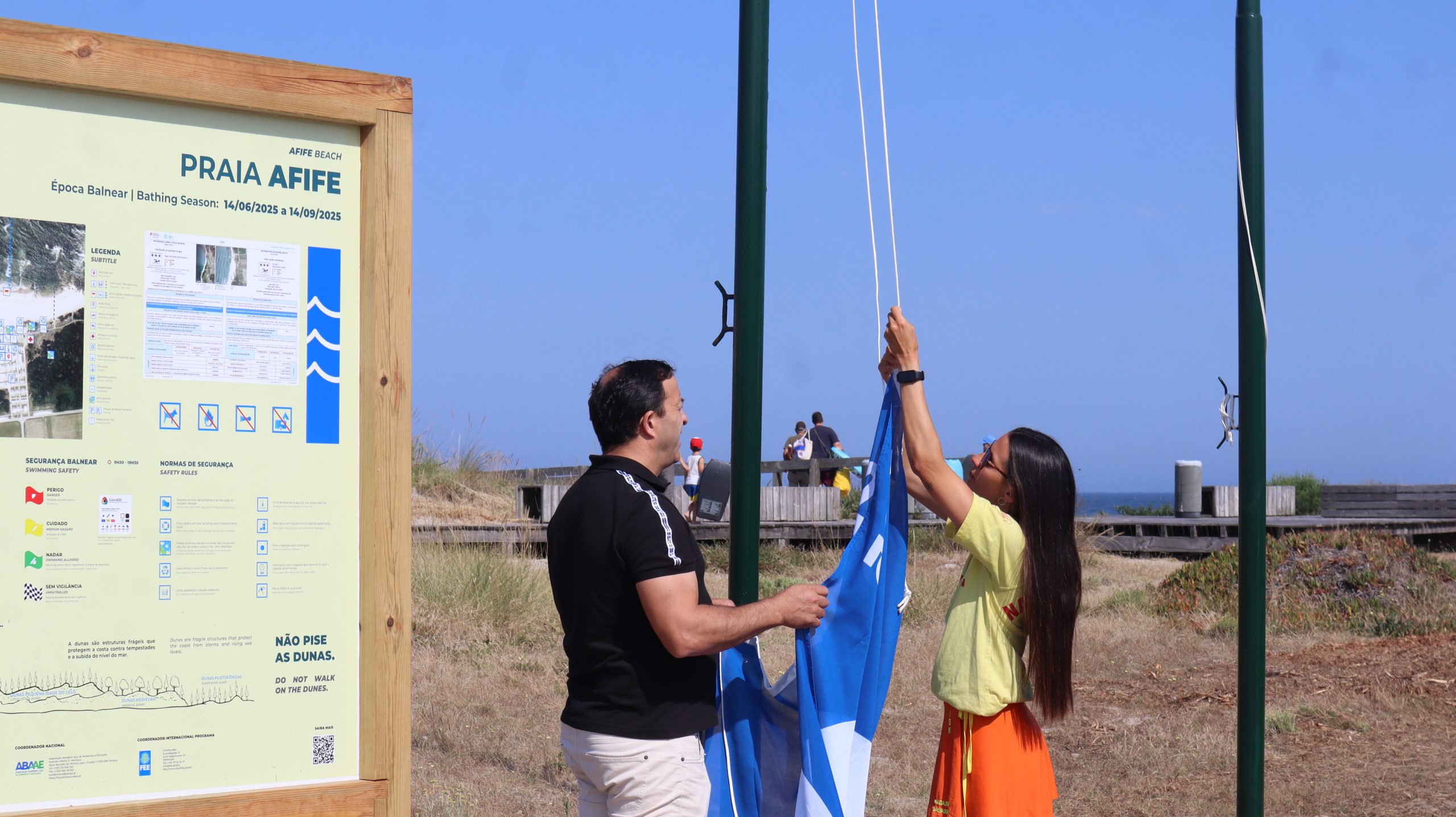 Praias de Afife com bandeira azul - A Aurora do Lima